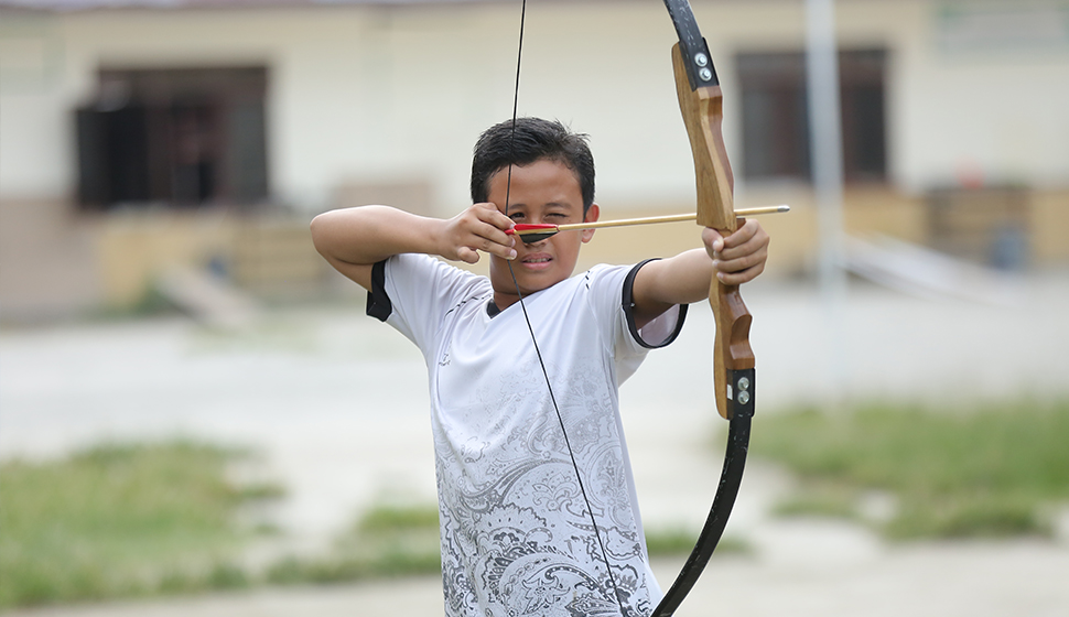 Ekstrakurikuler Memanah Diminati Banyak Santri Ponpes At Tibyan